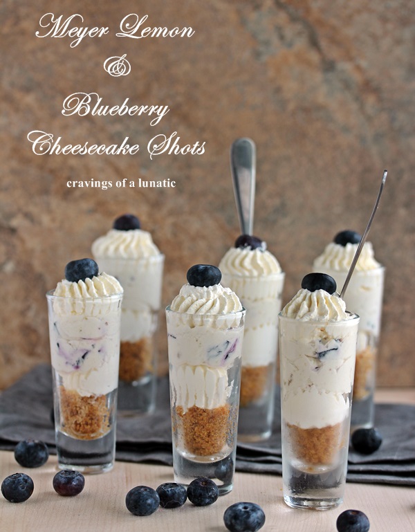 No Bake Meyer Lemon Cheesecake Shots {Two Ways}