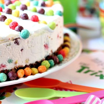 Trix Ice Cream Cake