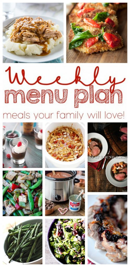 Weekly Meal Plan Week 27
