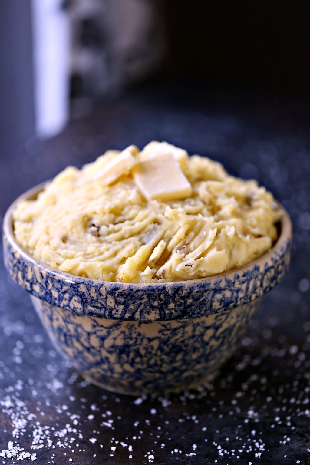 Slow Cooker Garlic Mashed Potatoes