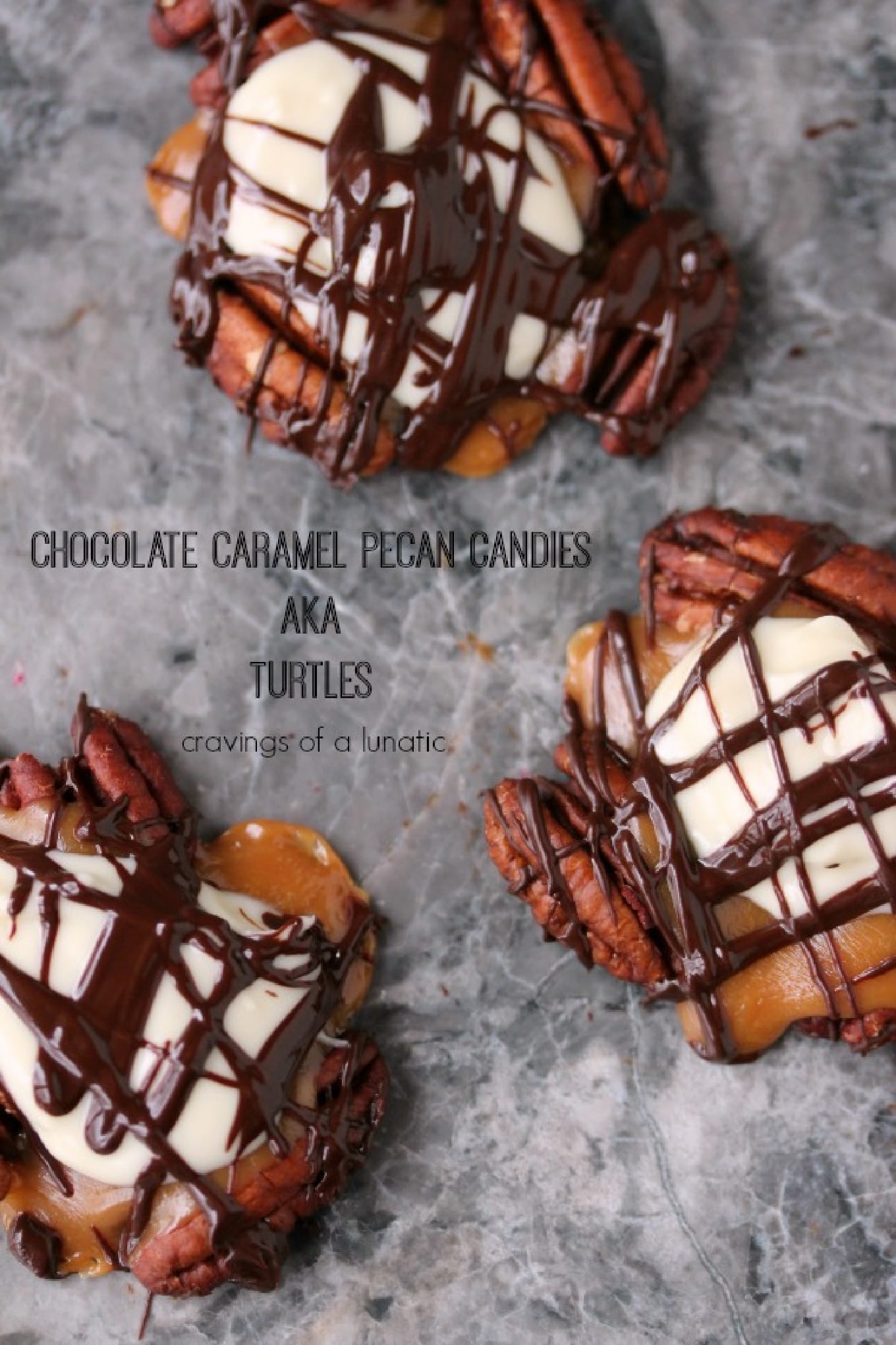 Chocolate Caramel Pecan Candies